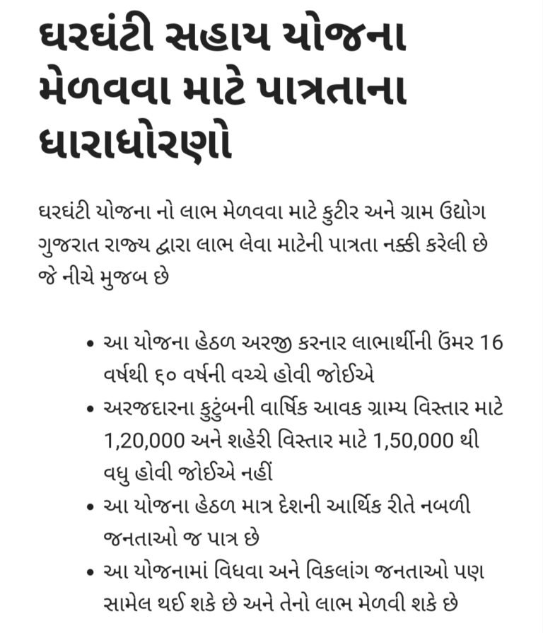 Gharghanti Sahay Yojana : Flour Mill Sahay Yojana, Online Form Filling ...